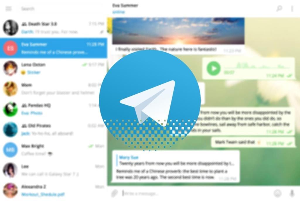Telegram pour communiquer avec ses collègues et les familles