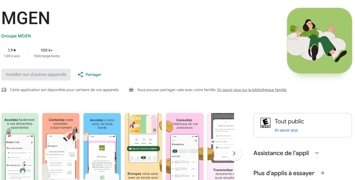 Mutuelle MGEN: une nouvelle application à télécharger pour accéder aux ...